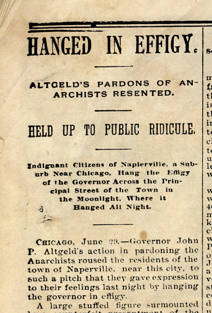 Mowing the Graveyard: John Peter Altgeld – Richland County History