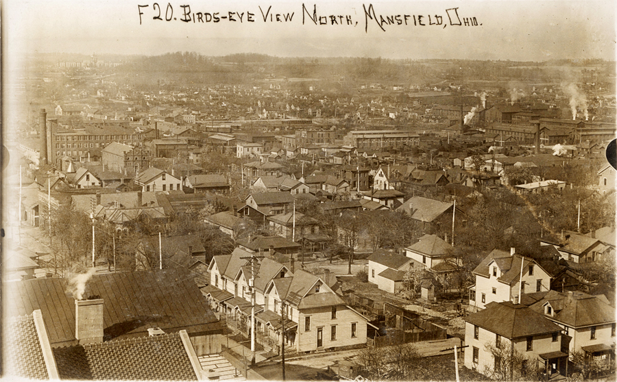 The View Over Downtown Mansfield Through History – Richland County History
