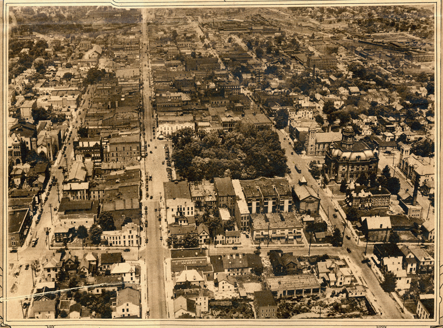 The View Over Downtown Mansfield Through History – Richland County History