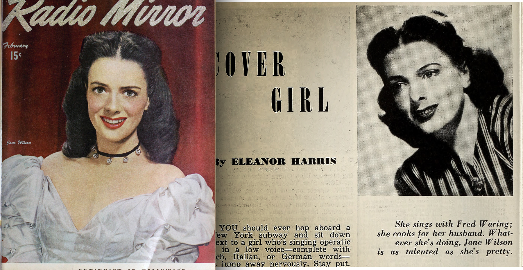 Jane Wilson from Mansfield: America’s Golden Voice of the 1940s ...