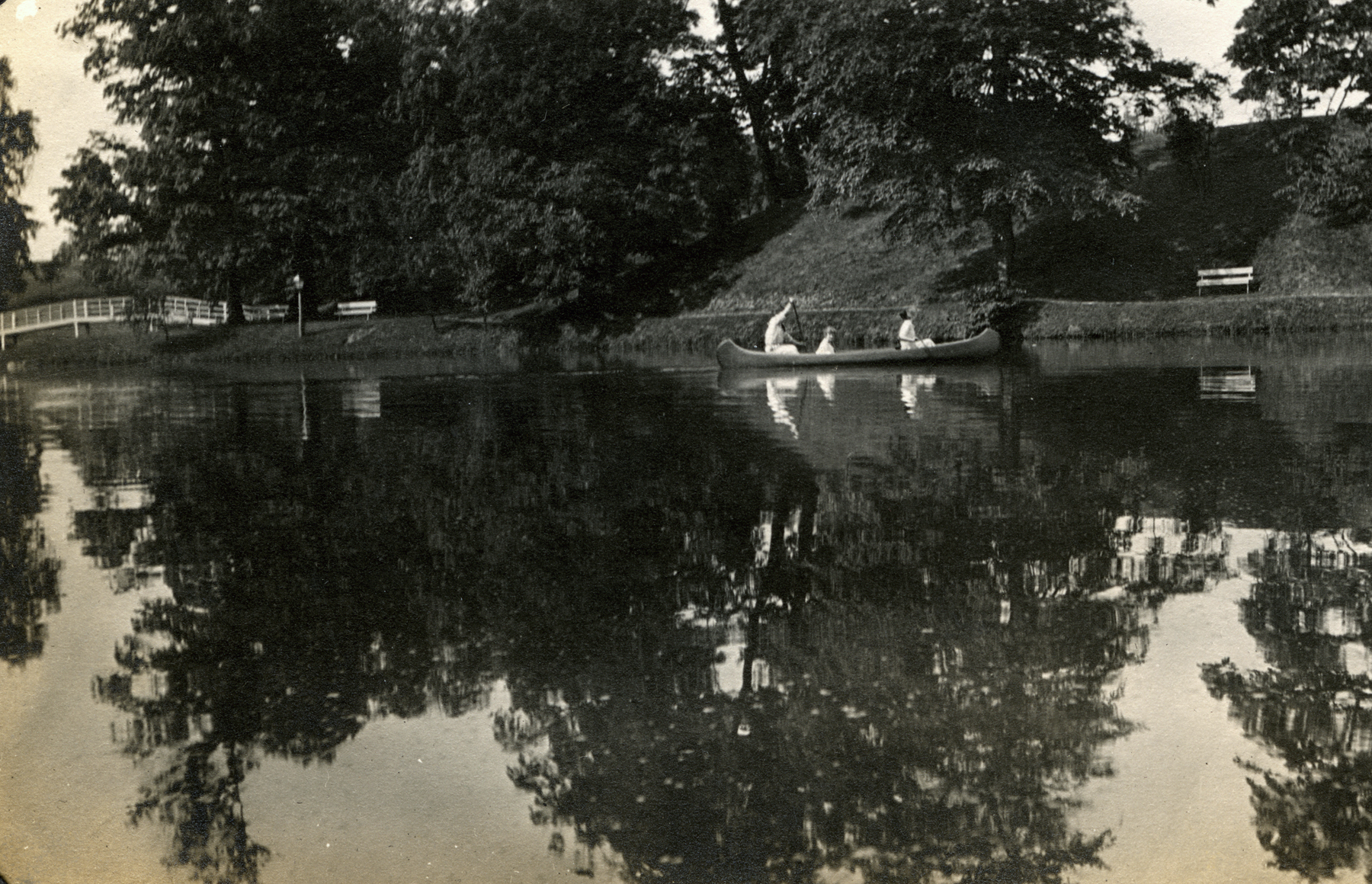 In a Rowboat on Maple Lake & North Lake: 1913 – Richland County History